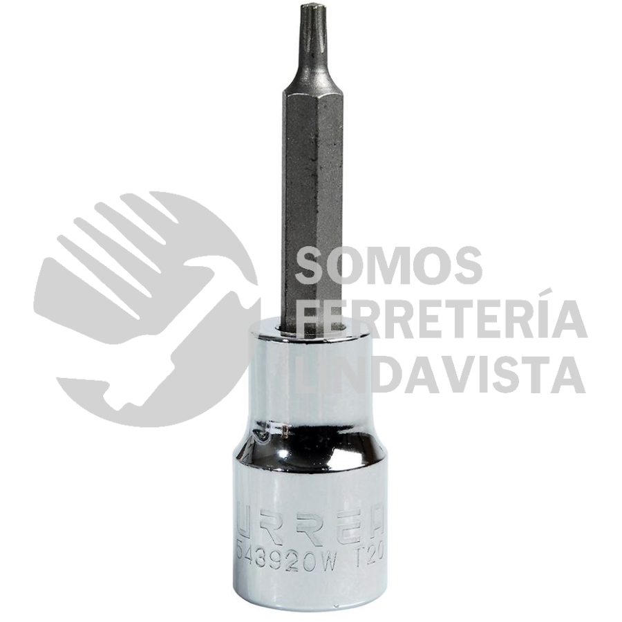 543920W DADO CON PUNTA TORX CUADRO DE 1/2", T20 URREA - Ferreteria ...