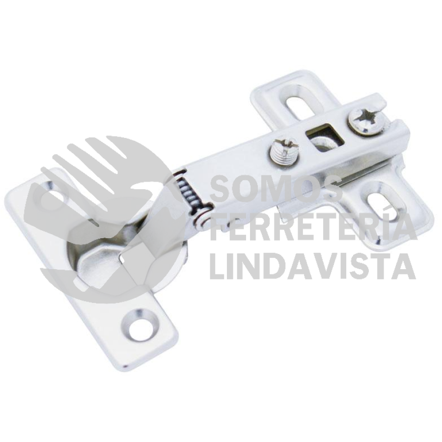 LBD26R BISAGRA RECTA BIDIMENSIONAL 26 MM LOCK - Ferreteria Lindavista