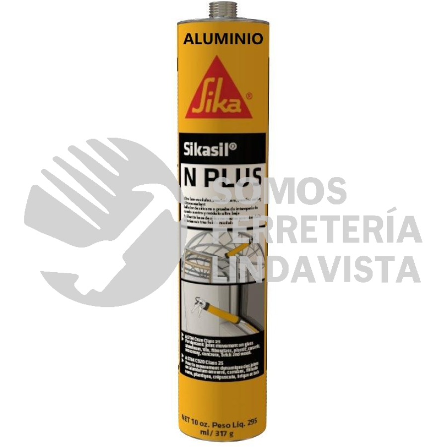 432056 SIKASIL N PLUS ALUMINIO CARTUCHO 295 ML SIKA INDUSTRY ...
