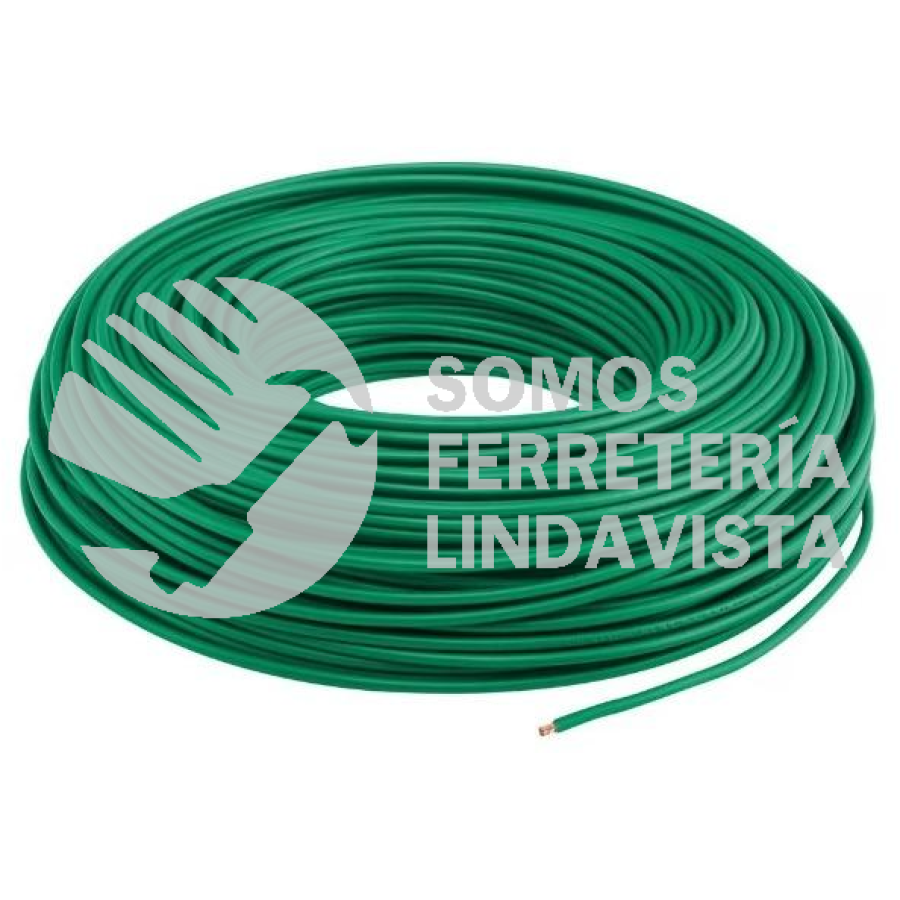 IUCTHW14V CABLE THW COLORES 14 (IUSA) VERDE I U S A - Ferreteria Lindavista