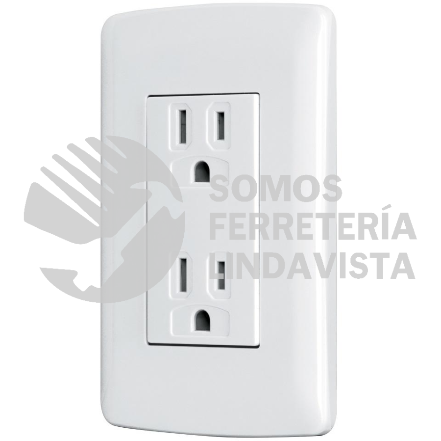 48130 CODO-IB CONTACTO DUPLEX ATERRIZADO COLOR BLANCO LINEA ITALIANA ...