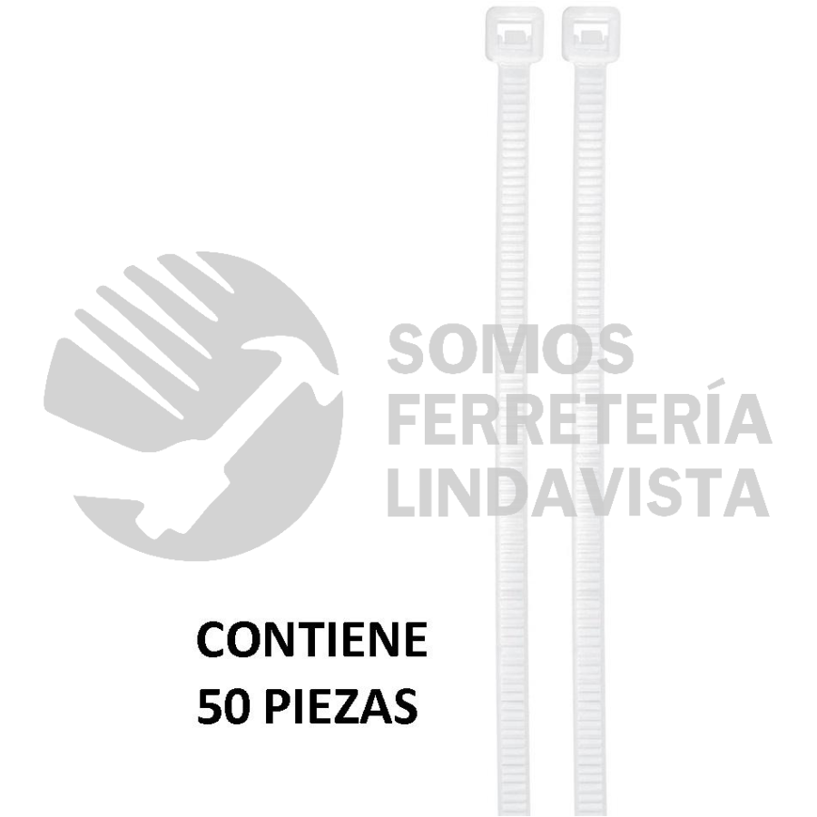 44308 CIN-5030 BOLSA CON 50 CINCHOS PLASTICOS 50 LB 300X4.5 MM ...