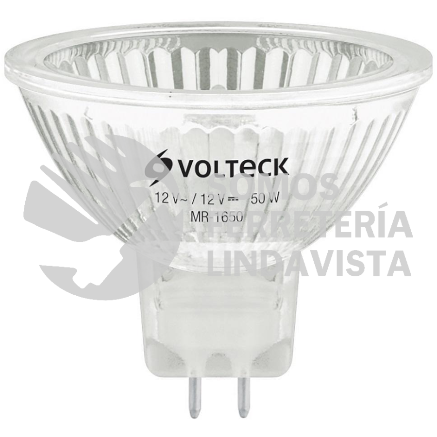 47253 MR-1650 LAMPARA DE HALOGENO 50 W TIPO MR 16 BASE GU5.3 VOLTECK ...