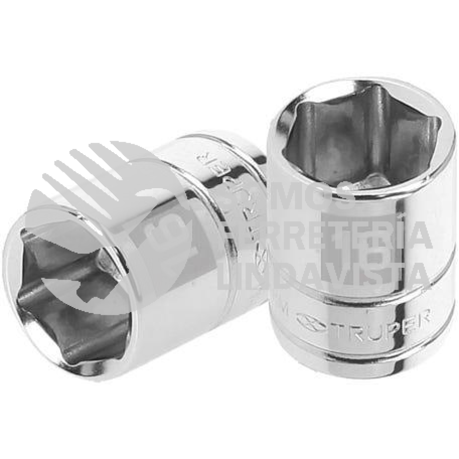 13680 D-3816-HM DADO DE 16 MM 6 PUNTAS CUADRO 3/8" TRUPER - Ferreteria Lindavista