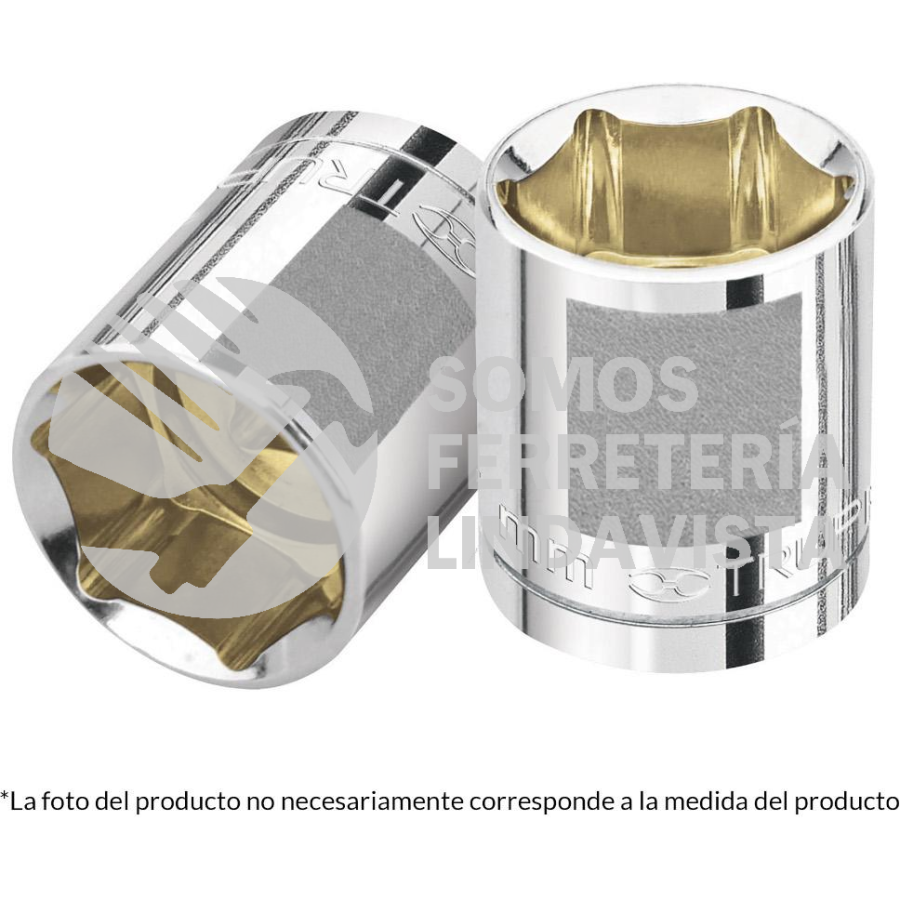 13271 D-1221-M DADO DE 21 MM 6 PUNTAS CUADRO 1/2" TRUPER - Ferreteria Lindavista