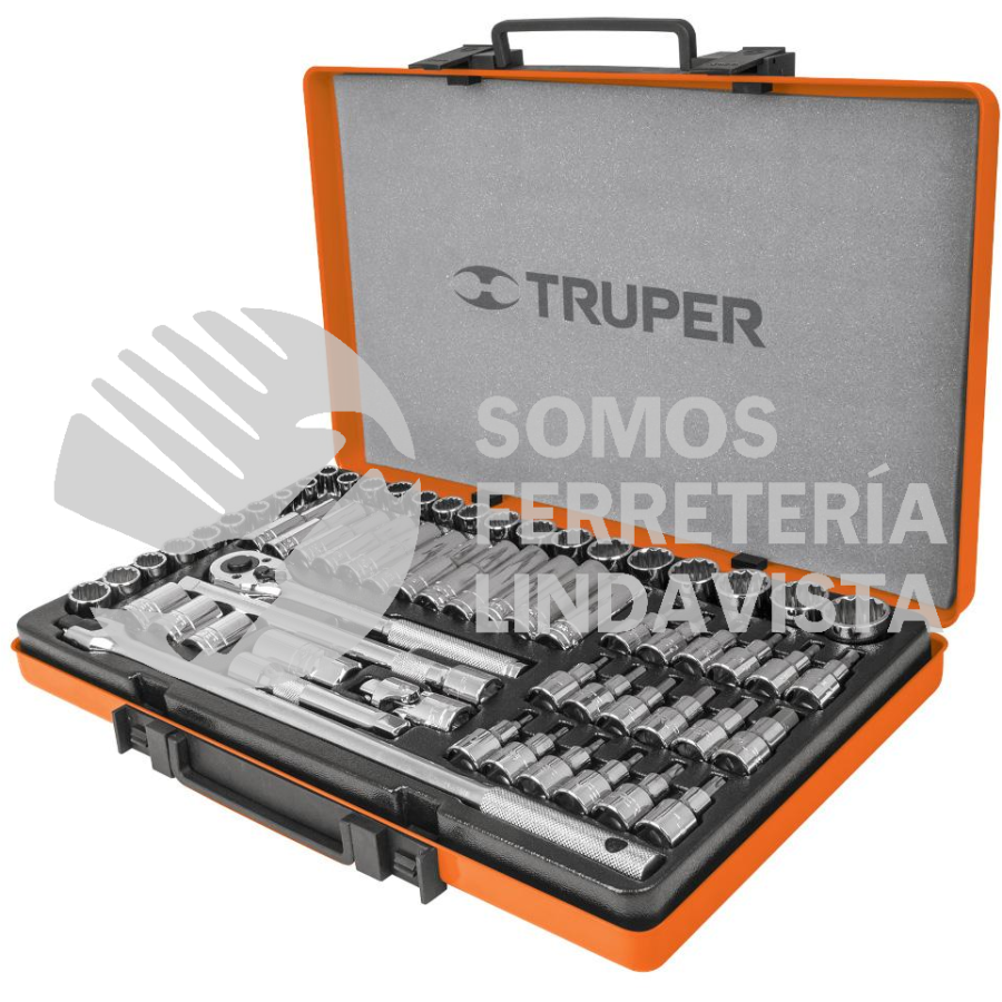 12892 JD-1/2X64MP JUEGO DE 64 HERRAMIENTAS CUADRO 1/2" STD Y MM PARA ...