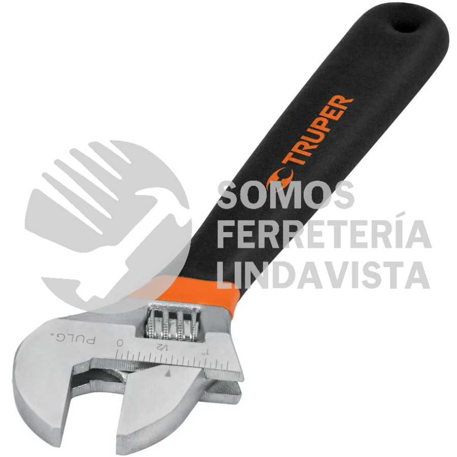 15509 PET-6X LLAVE AJUSTABLE (PERICO) 6" CROMADA MANGO DE PVC TRUPER ...