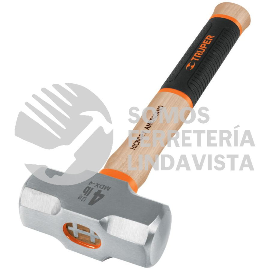 17859 MDX-4 MARRO OCTAGONAL 4 LB MANGO 13" TRUPER GRIP TRUPER ...