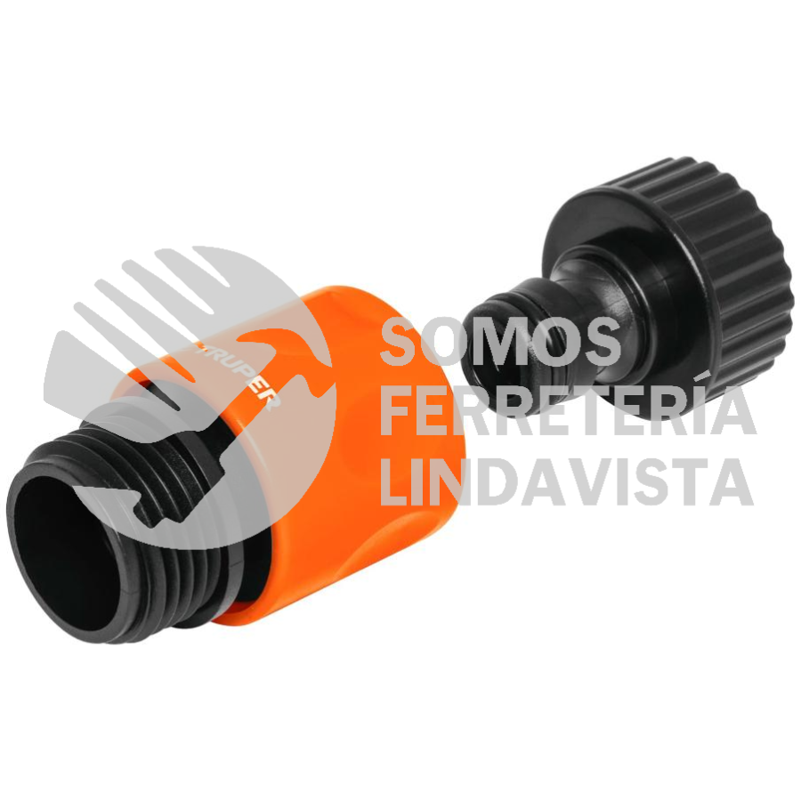 12724 CLICK-GR CONECTOR 3/4" RAPIDO DE ABS GRIFO-MANGUERA SISTEMA CLICK ...