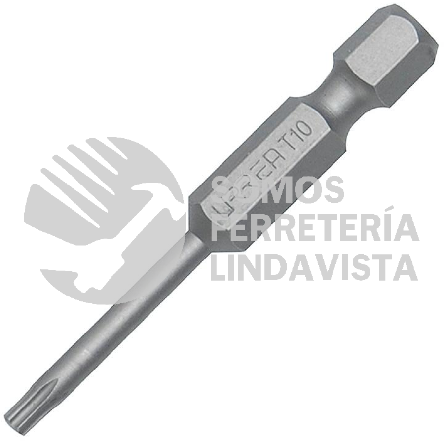16012 PUNTA TORX DE PODER HEXAGONO DE 1/4", T10X1-15/16" URREA ...