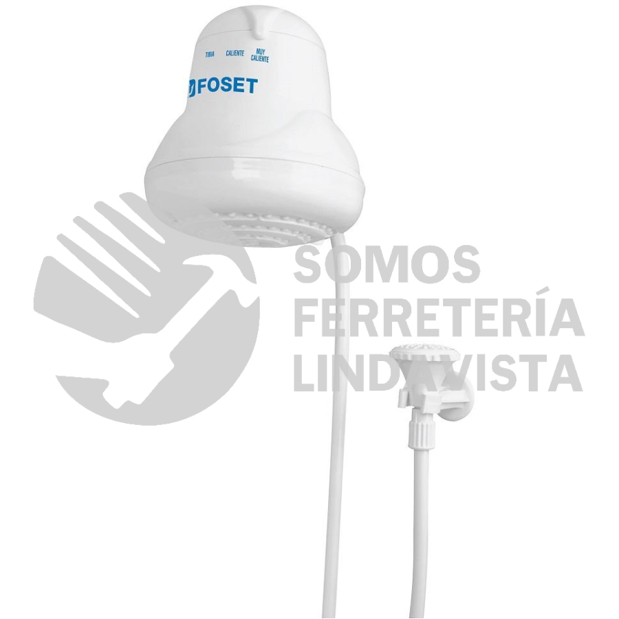 49491 REGEL-4 REGADERA ELECTRICA DE 4 TEMPERATURAS 5-3/8" BLANCA FOSET ...