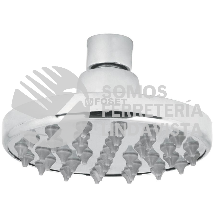 49581 R-204S REGADERA CROMO 4" PLATO REDONDO SIN BRAZO FOSET ELEMENT ...