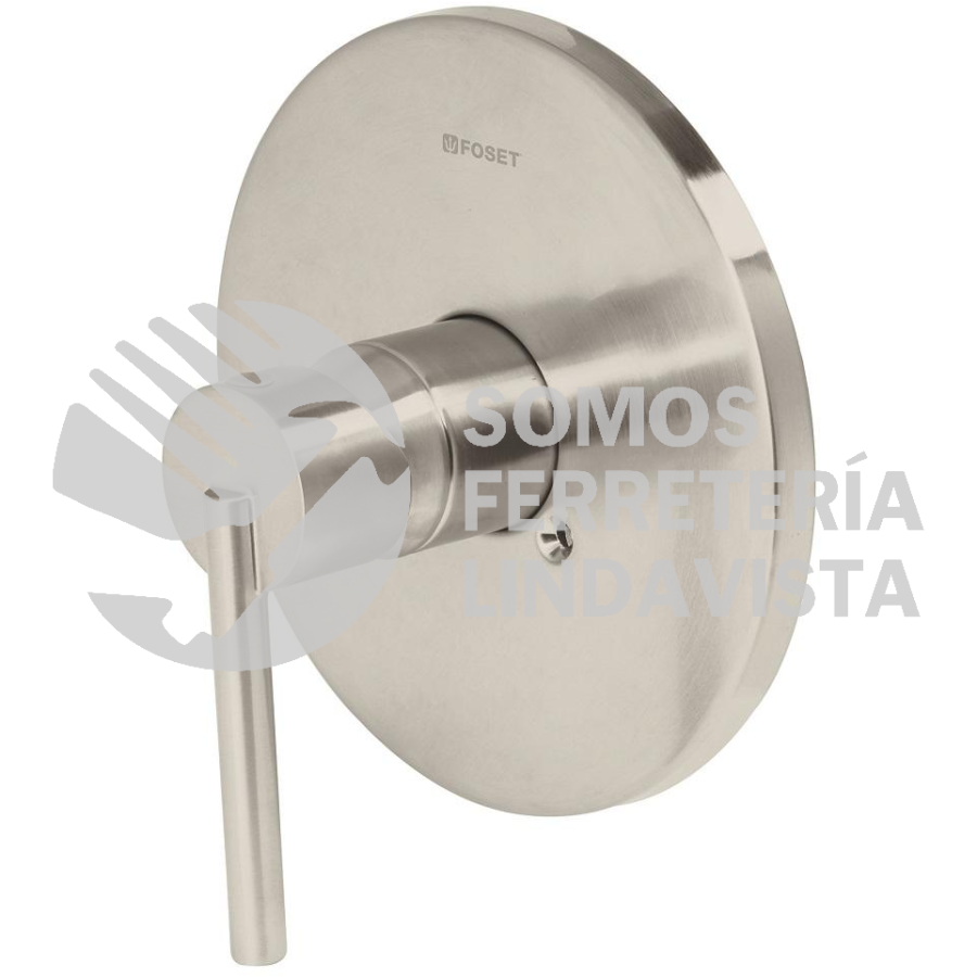 49943 ELM-71N MONOMANDO SATIN PARA REGADERA SIN DESVIADOR FOSET ...