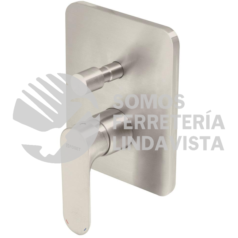 45185 RIM-72N MONOMANDO SATIN PARA REGADERA O TINA CON DESVIADOR FOSET ...