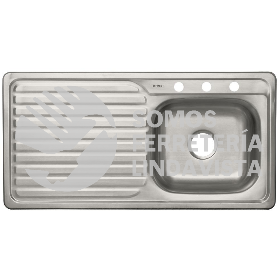 49172 TA-1051D TARJA DE EMPOTRAR TINA DERECHA 100 X 51 CM FOSET ...
