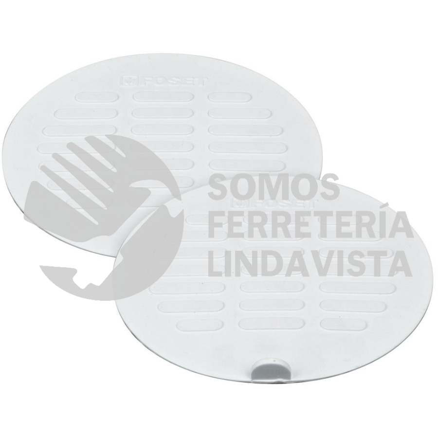 49555 TAPA-5 JUEGO 2 TAPAS PARA COLADERA DE 5" FOSET - Ferreteria ...