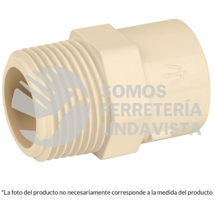 45098 CPVC-611 CONECTOR MACHO DE CPVC 1/2" FOSET - Ferreteria Lindavista