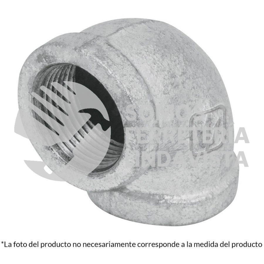 47557 CG-501 CODO 90GRADOS ACERO GALVANIZADO DE 1/2" FOSET - Ferreteria ...