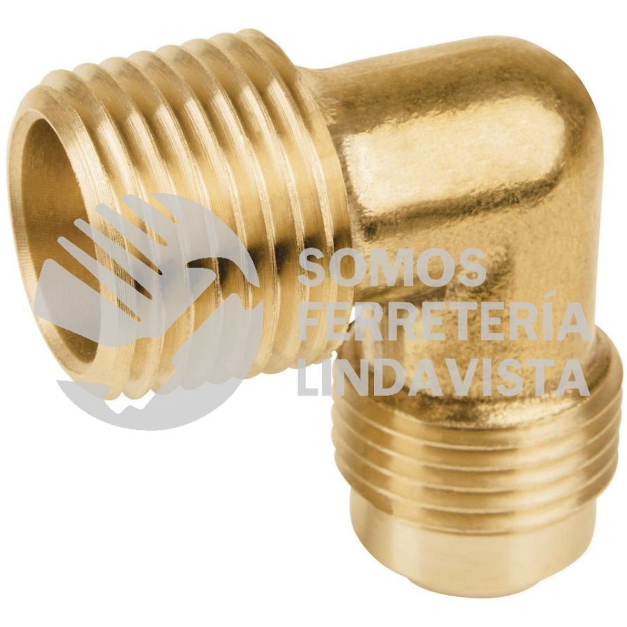 47402 CLG-513 CODO TERMINAL A 90GRADOS DE LATON 1/2 X 1/2" FOSET ...