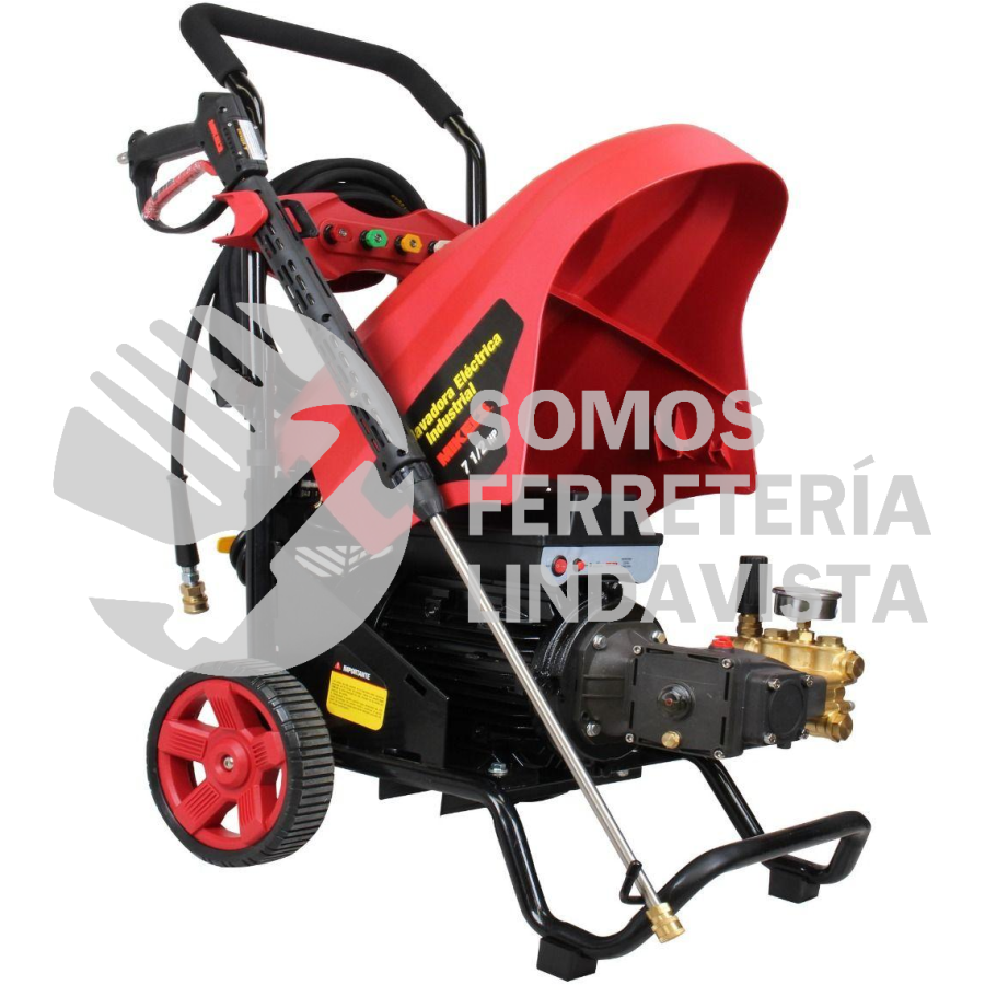 LPI-7HP HIDROLAVADORA DE ALTA PRESION ELECTRICA INDUSTRIAL 2,900 PSI / 7.5 HP MIKELS ...