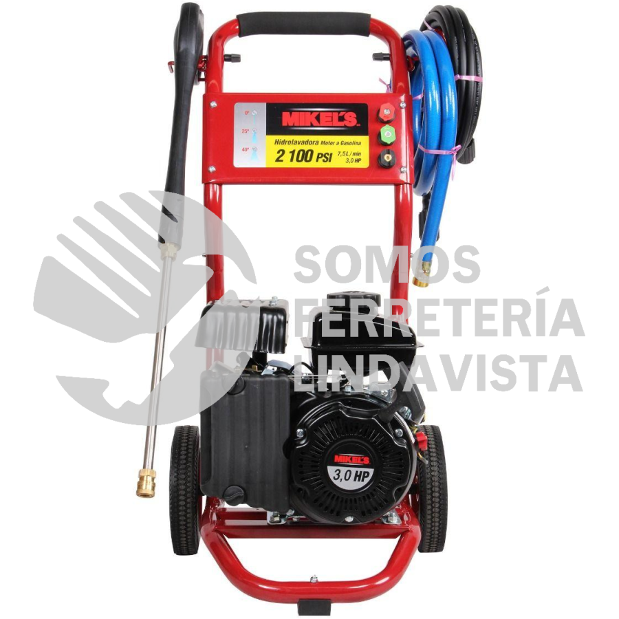 HAG-2100 HIDROLAVADORA DE ALTA PRESION A GASOLINA MOTOR 4 TIEMPOS 2,000 PSI / 3 HP MIKELS ...