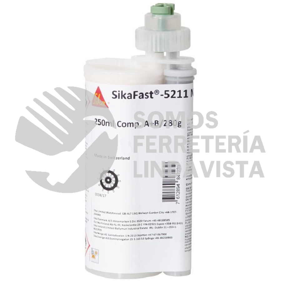 446391 SIKAFAST-5211 NT CARTUCHO 250ML SIKA INDUSTRY - Ferreteria ...
