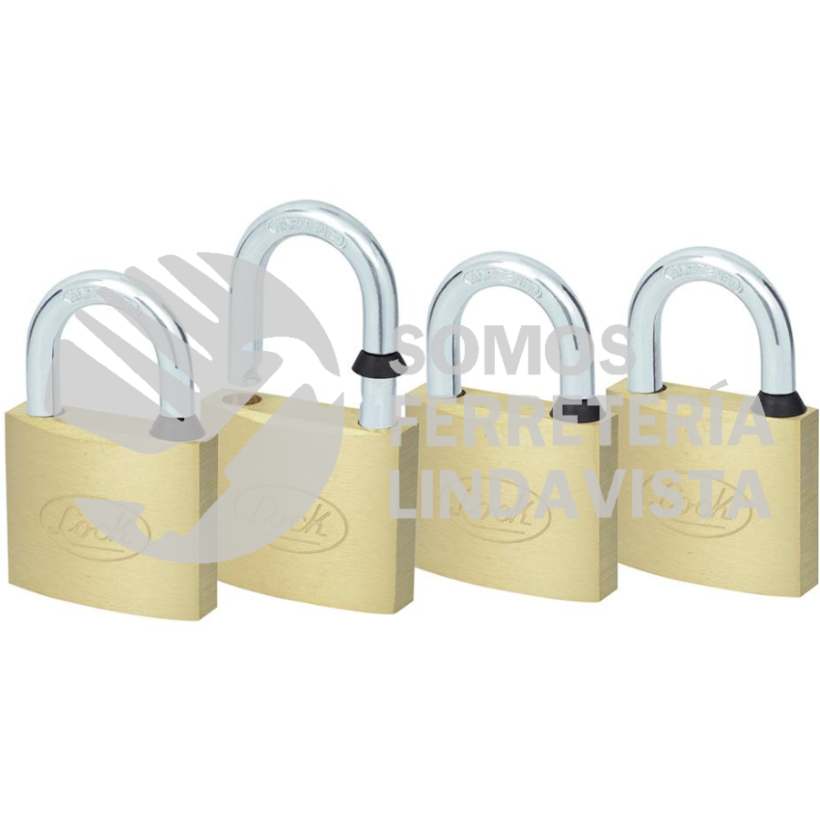 15CA JUEGO DE 4 CANDADOS DE LATON CORTOS 40 MM, LLAVE ESTANDAR LOCK ...