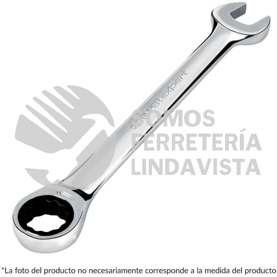 13621 LL-2016MX LLAVE COMBINADA CON MATRACA 16 MM X 202 MM LARGO TRUPER - Ferreteria Lindavista