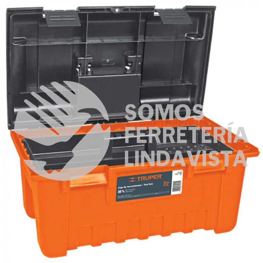 19780 CHA-22N CAJA PARA HERRAMIENTA DE 22" SIN COMPARTIMENTOS TRUPER ...