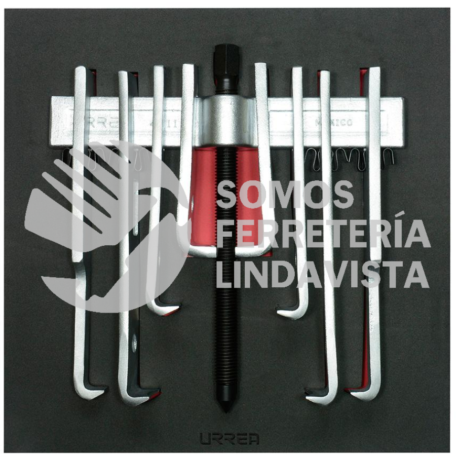 CH221 JUEGO DE EXTRACTOR 10 TONELADAS, 14 PIEZAS URREA - Ferreteria ...