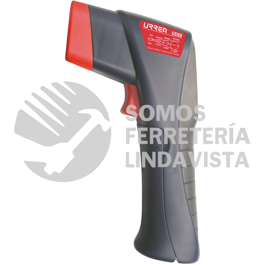 UD80 TERMOMETRO INFRARROJO -50 VGRADOS CENTIG A 999 GRADOS CENTIG URREA ...