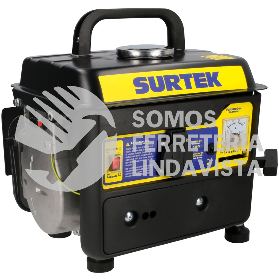GG408 GENERADOR A GASOLINA 800 W, 63 CC, VOLTAJE DE SALIDA 120 V SURTEK ...
