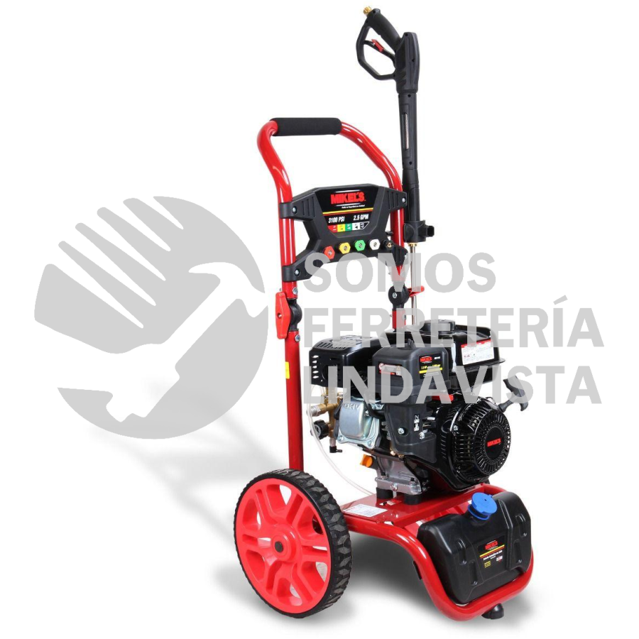 HAG-3100 HIDROLAVADORA DE ALTA PRESION A GASOLINA MOTOR A 4 TIEMPOS 3100 PSI / 7.5 HP MIKELS ...