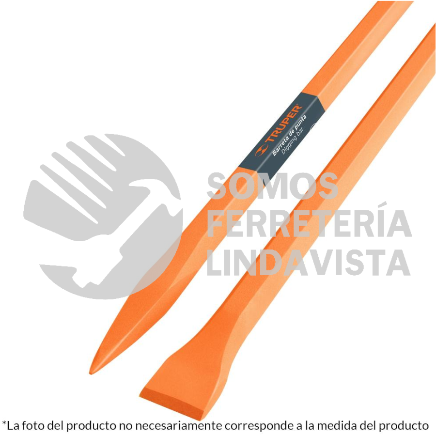 10759 BAP-150E BARRETA DE PUNTA DE 1" X 150 CM ESCOPLO 67 MM TRUPER ...