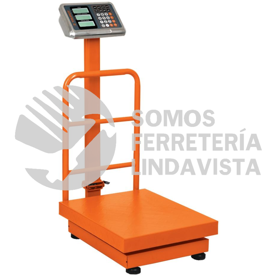 15732 BAS-200PLA BASCULA CAPACIDAD 200 KG PLEGABLE DE PLATAFORMA TRUPER - Ferreteria Lindavista