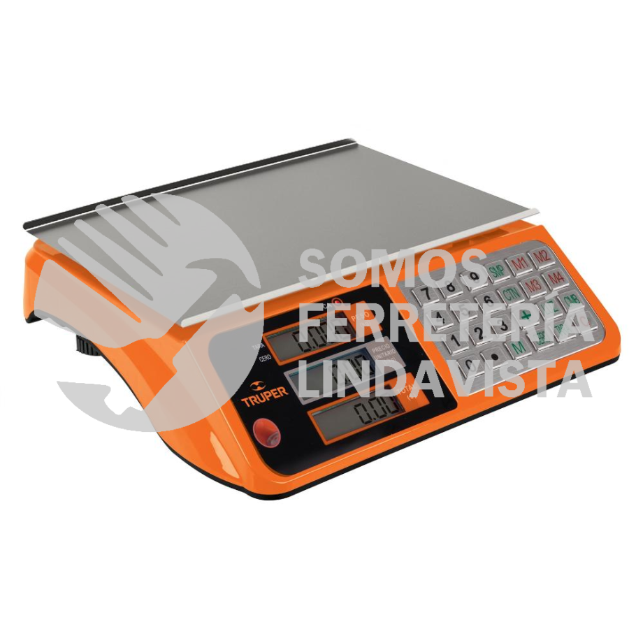15241 BASE-40 BASCULA CAPACIDAD 40 KG ELECTRONICA MULTIFUNCIONES TRUPER - Ferreteria Lindavista