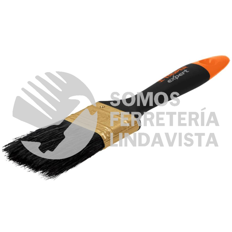 17861 BRT-1-1/2X BROCHA PROFESIONAL DE 1-1/2" MANGO DE PLASTICO TRUPER ...