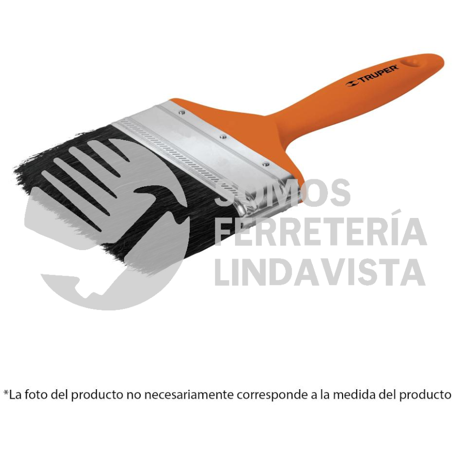 14485 BRT-3 BROCHA PROFESIONAL DE 3" CON MANGO DE PLASTICO TRUPER ...