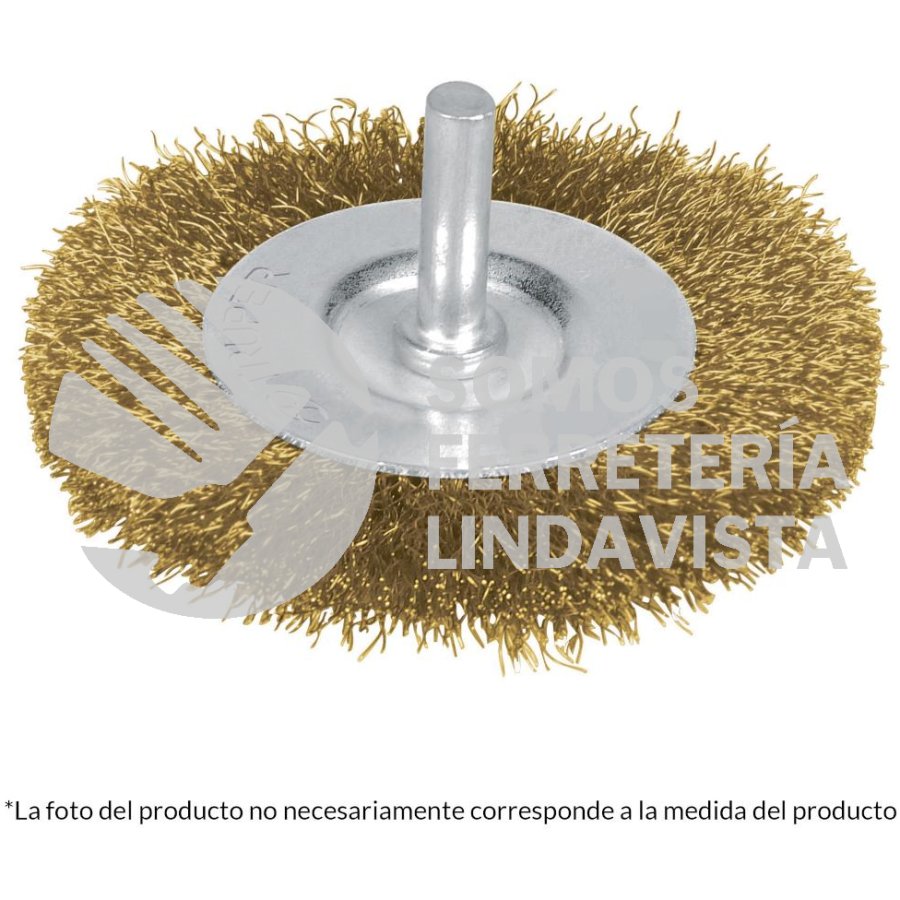 11574 CA-2F CARDA CIRCULAR 2" ALAMBRE FINO PARA TALADRO TRUPER - Ferreteria Lindavista