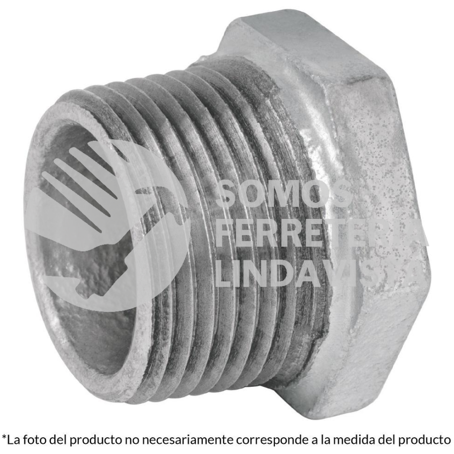 48781 CG-241 REDUCCION BUSHING ACERO GALVANIZADO 2 X 1-1/4" FOSET ...