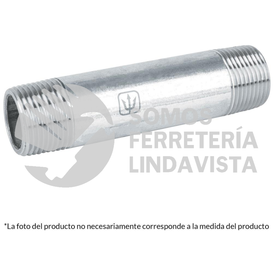 48839 CG-440 NIPLE DE ACERO GALVANIZADO 1-1/2 X 8" FOSET - Ferreteria Lindavista