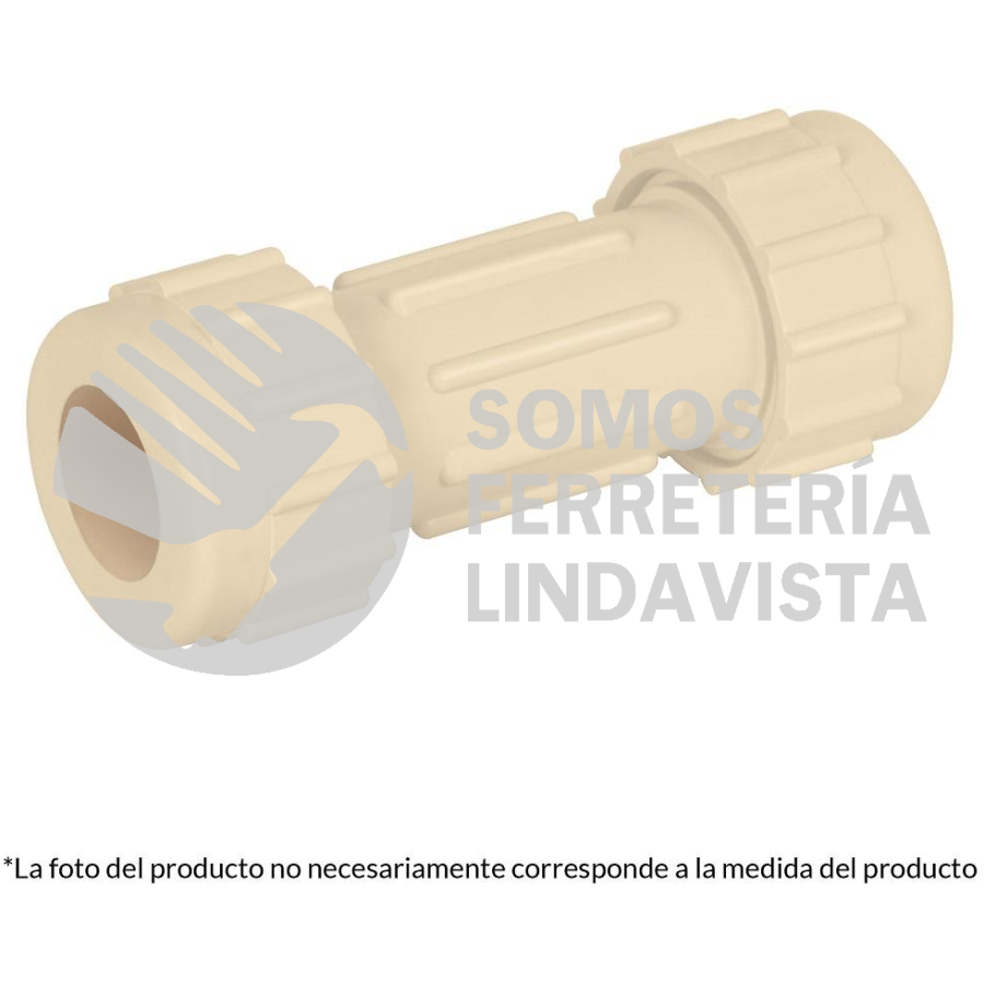 48923 CPVC-271 COPLE DE COMPRESION CPVC DE 1/2" FOSET - Ferreteria ...