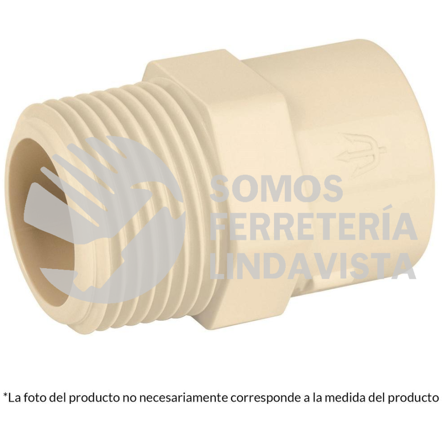 48953 CPVC-614 CONECTOR MACHO CPVC 1-1/4" FOSET - Ferreteria Lindavista