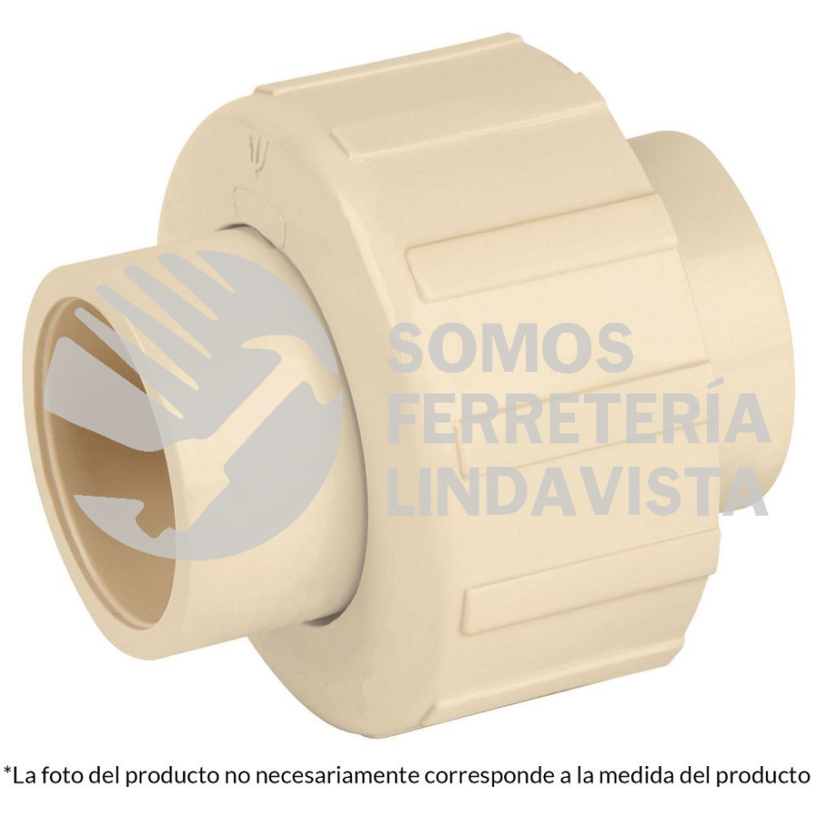 48951 CPVC-975 TUERCA UNION LISA DE CPVC 1-1/2" FOSET - Ferreteria Lindavista