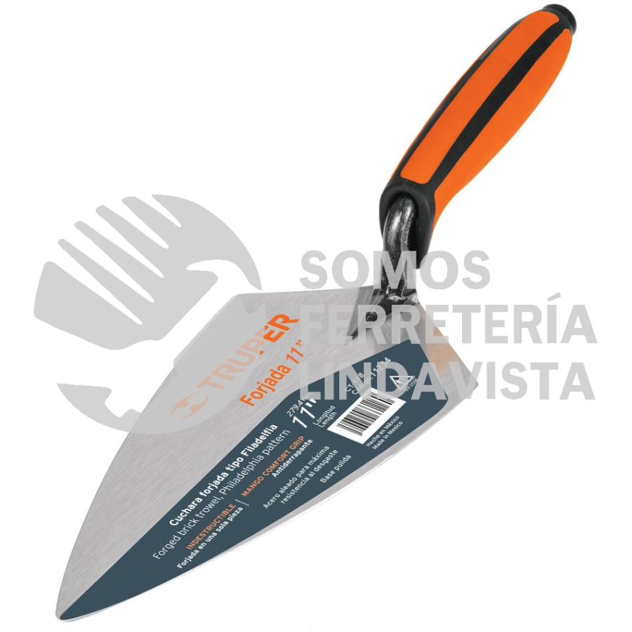 11234 CT-11B CUCHARA P/ ALBAÑIL 11" FORJADA TIPO FILADELFIA COMFORT ...