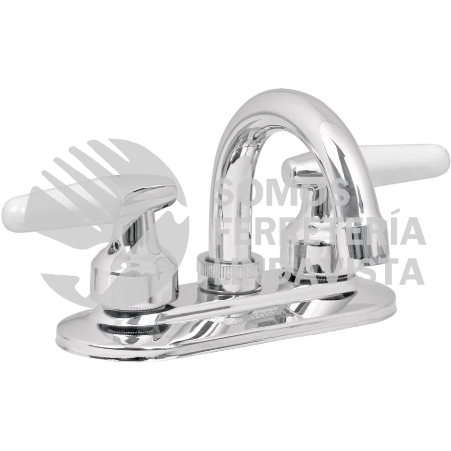 49204 M-050I MEZCLADORA 4" PARA LAVABO CUELLO CURVO MANERALES CONO ...