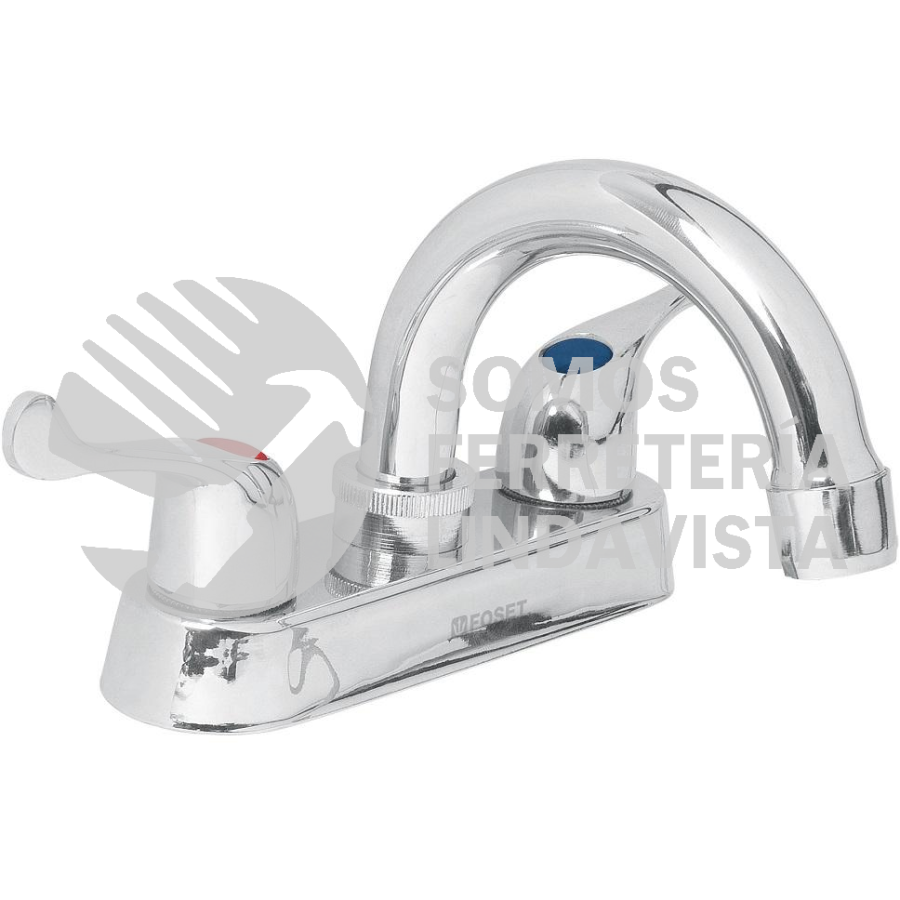 49279 M-050P MEZCLADORA 4" PARA LAVABO CUELLO CURVO MANERALES PALANCA ...