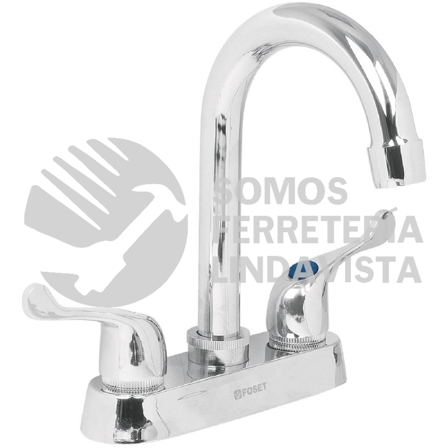 49280 M-060P MEZCLADORA 4" PARA LAVABO CUELLO BAR MANERALES PALANCA ...