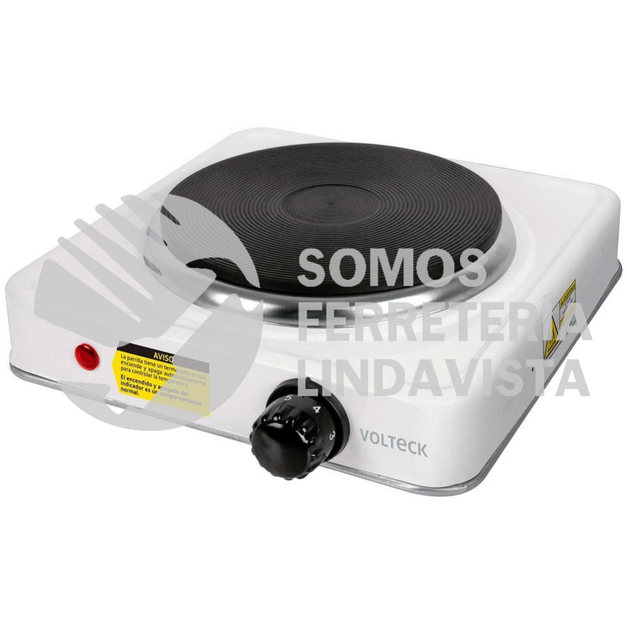 49989 PAEL-1CD PARRILLA ELECTRICA QUEMADOR TIPO DISCO BLANCA VOLTECK ...