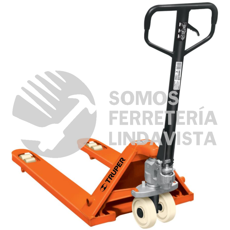 15083 PAT-3NY PATIN TRASPALETA 3 TON CON RUEDAS DE NYLON TRUPER ...